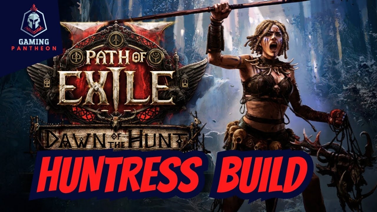 Thunder and Ice Huntress BUILD Endgame Path of exile 2 #pathofexile2 # ...