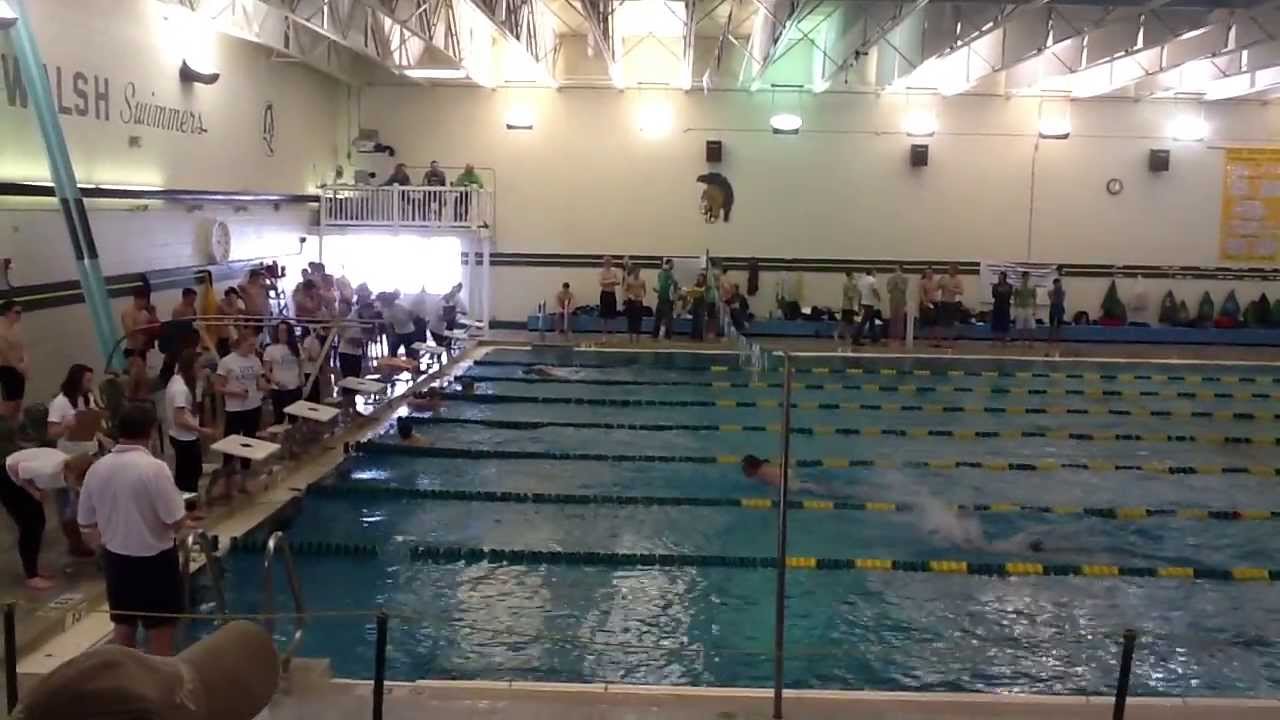 Levi Jensen swim meet Casper Wyoming Feb 2, 2014 - YouTube