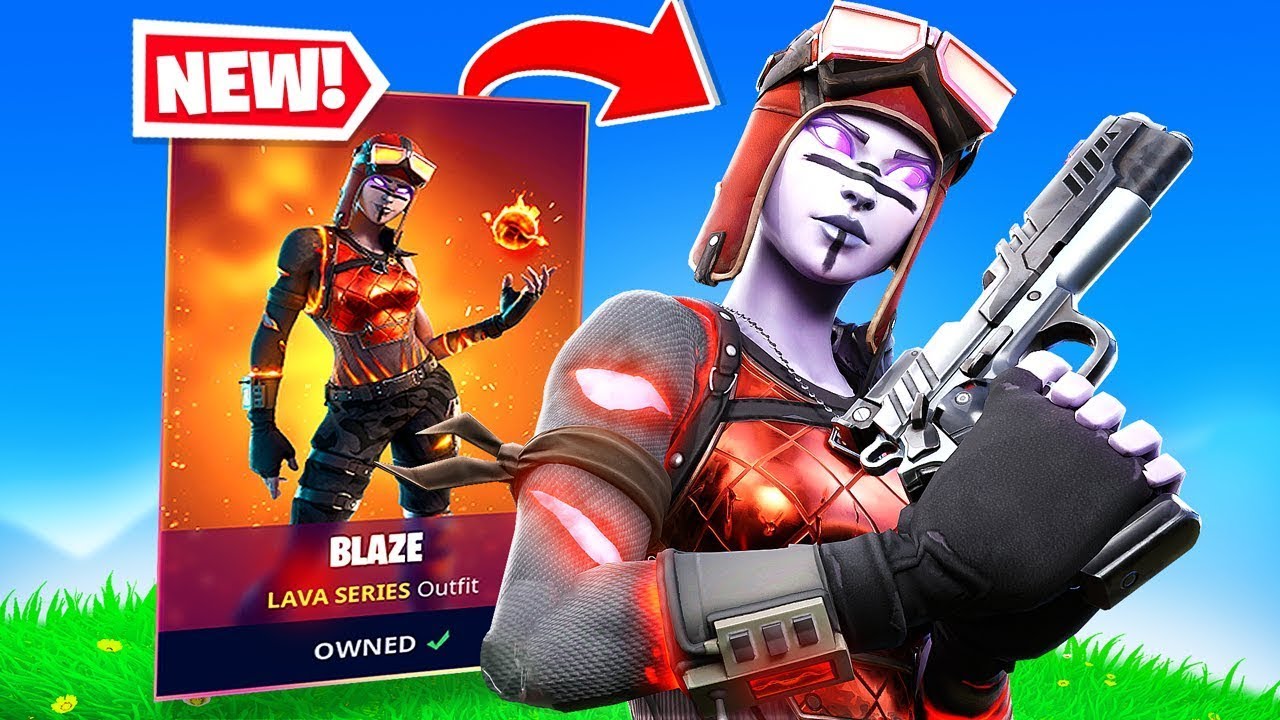 The New Blaze Skin in fortnite - YouTube
