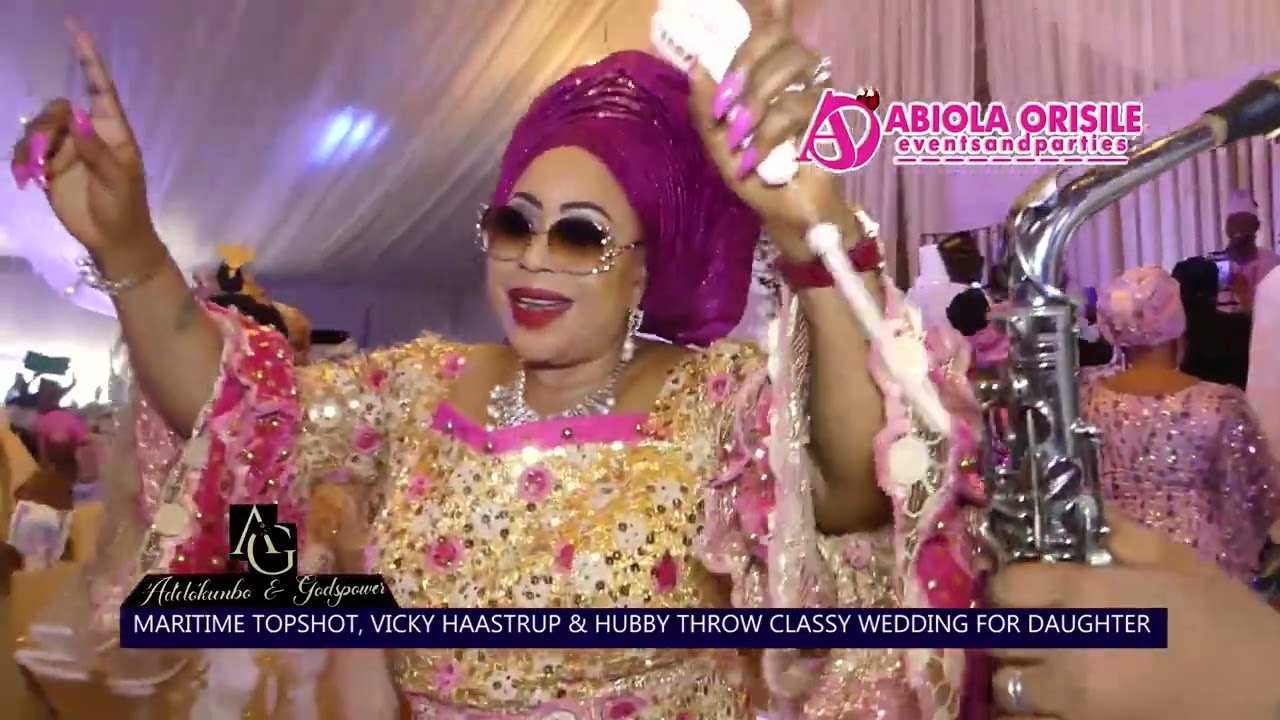 MARITIME TOPSHOT, VICKY HAASTRUP & HUBBY THROW CHURCH WEDDING FOR ...