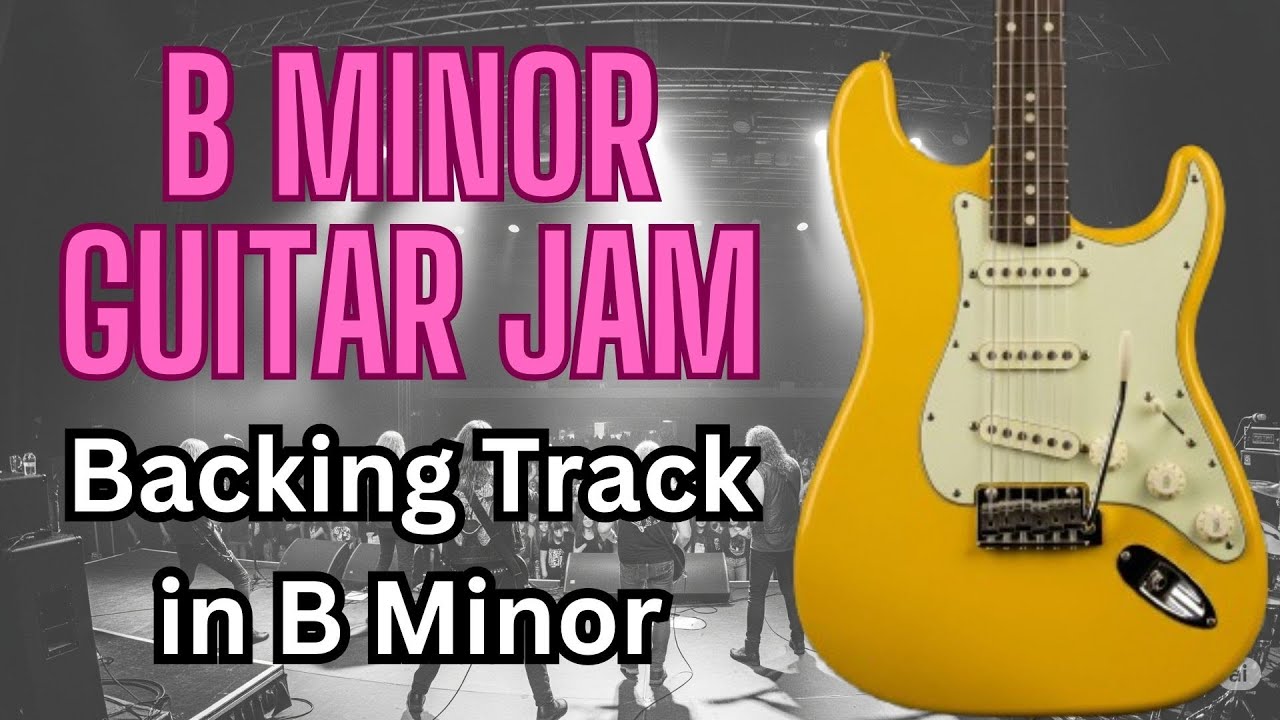 A Very Minor Guitar Jam Backing Track in B Minor - YouTube