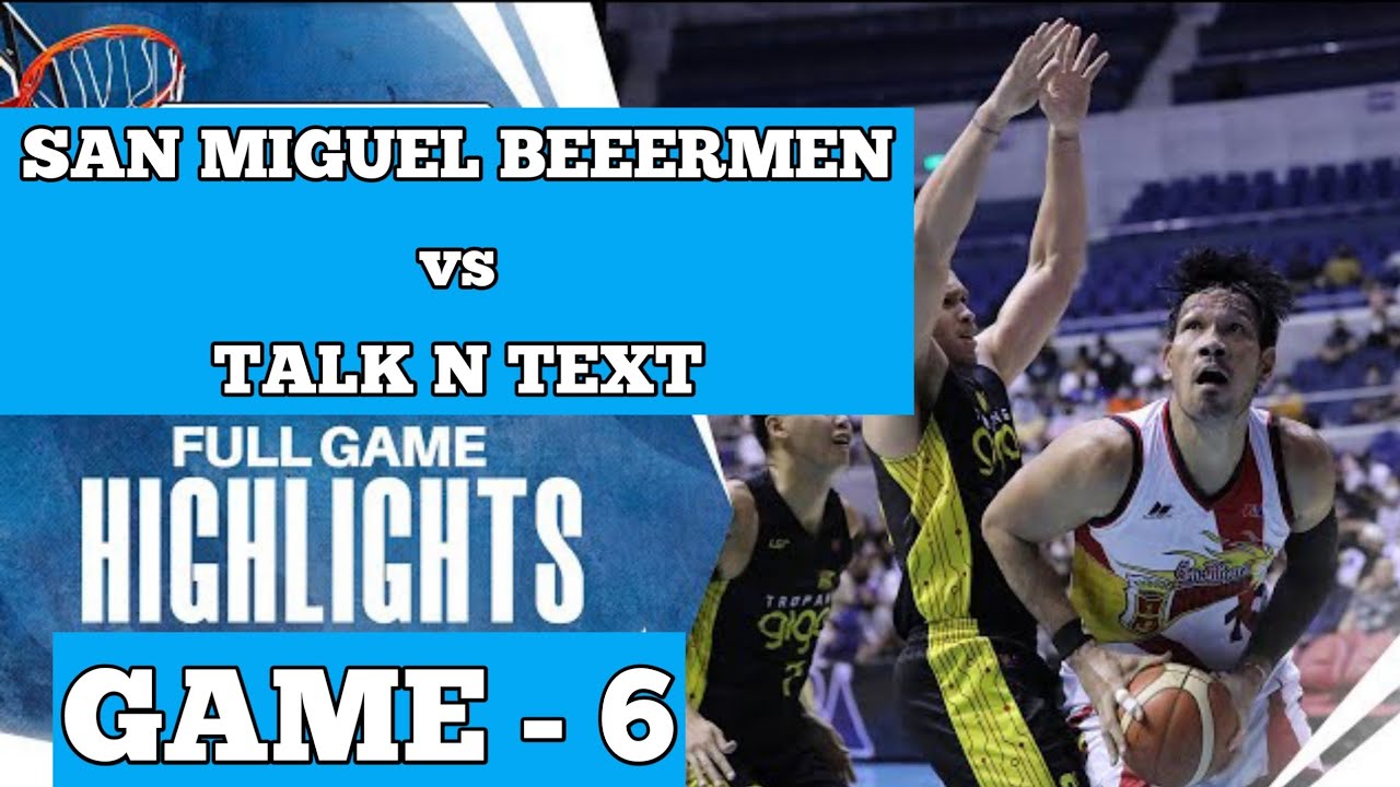 SMB VS TNT GAME 6 FULL HIGHLIGHTS | PBA UPDATE | PBA FINALS 2022 | PBA ...