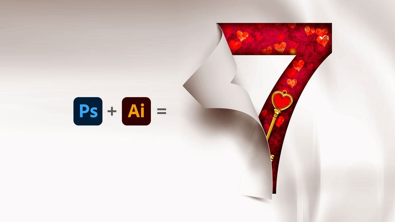 How To Make 3D Curl Paper Effect - YouTube