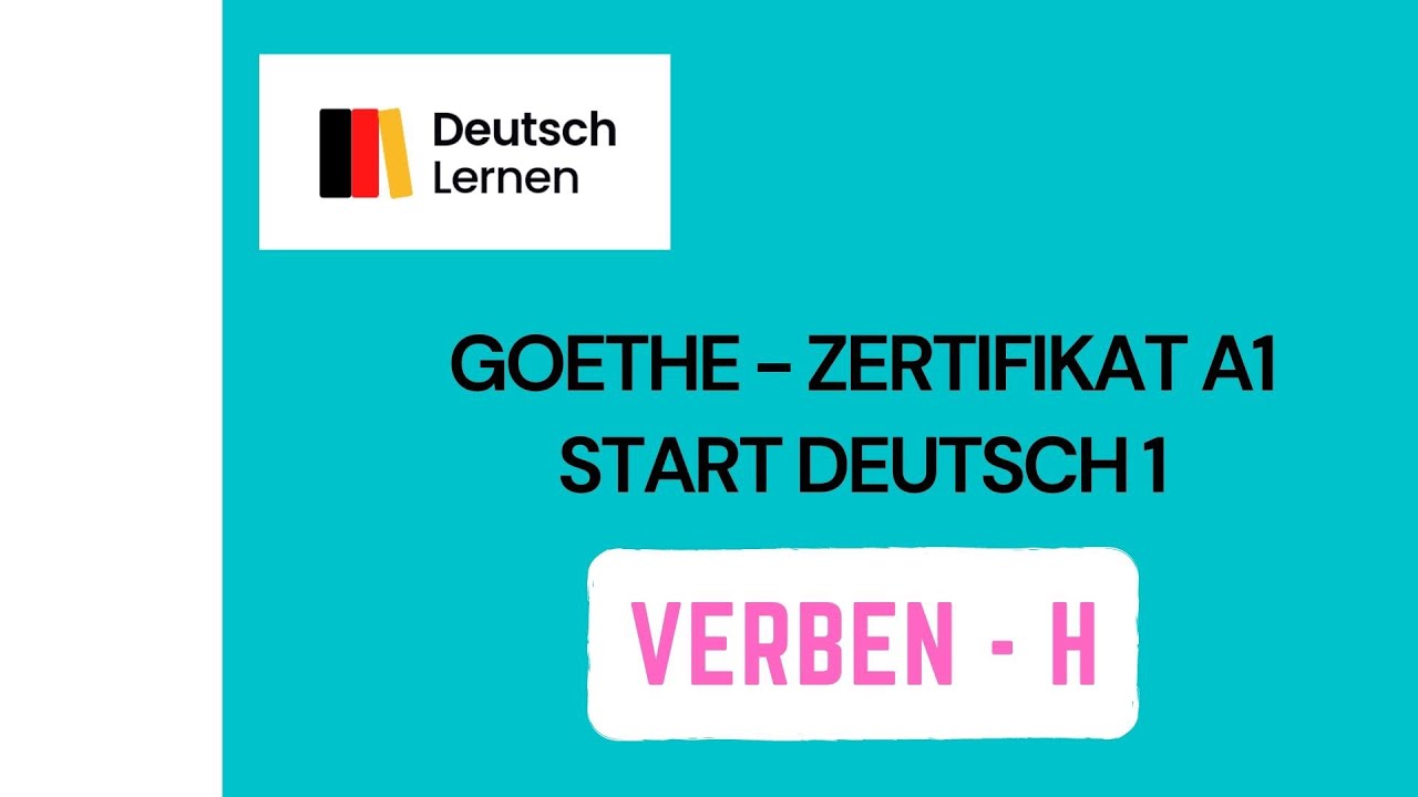 Deutsch A1 Verben Buchstabe H - YouTube