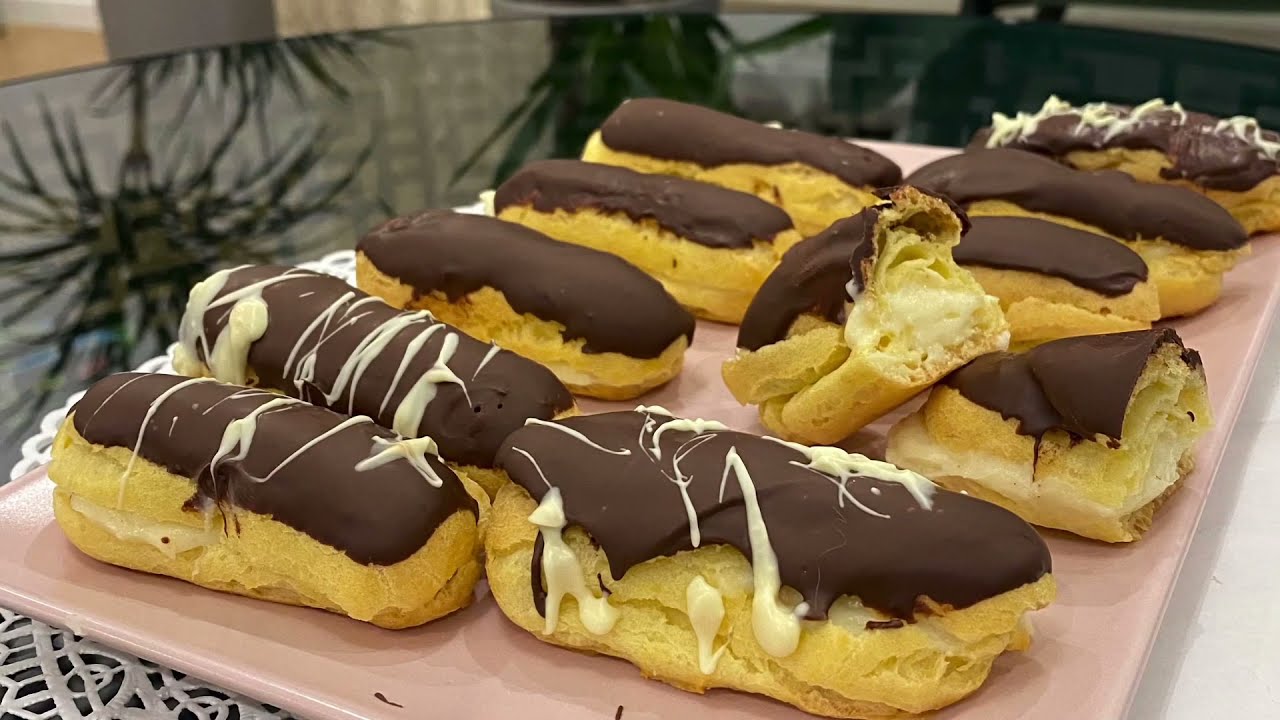 Ekler- Najlaksi Recept/ Ekler Recette/ Ekler Rezept - YouTube