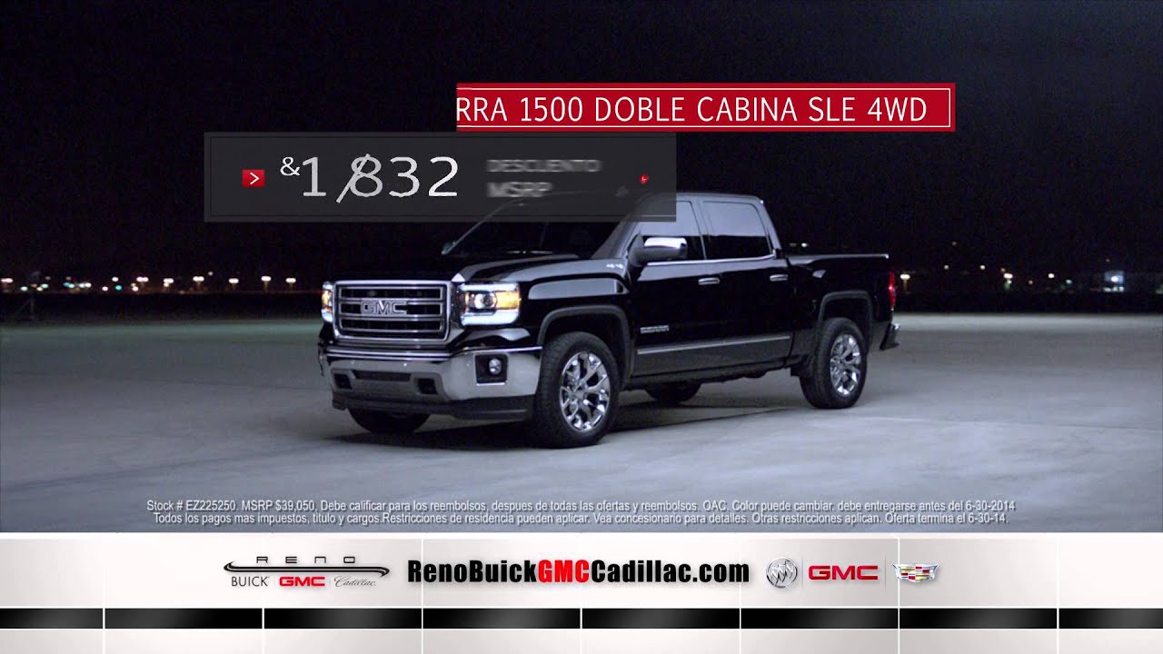 Reno Buick GMC Cadillac June GMC Spanish 30 KREN - YouTube