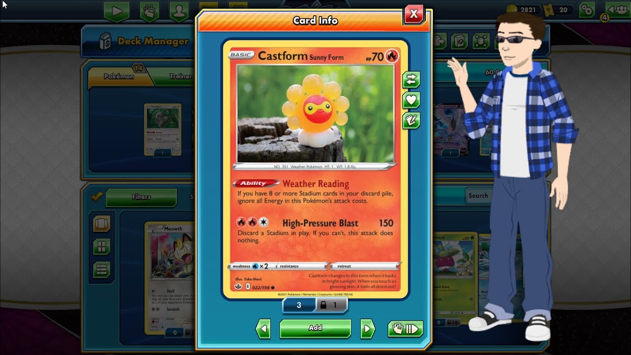 Karty Pokemon PL - Castform (z komentarzem) - YouTube