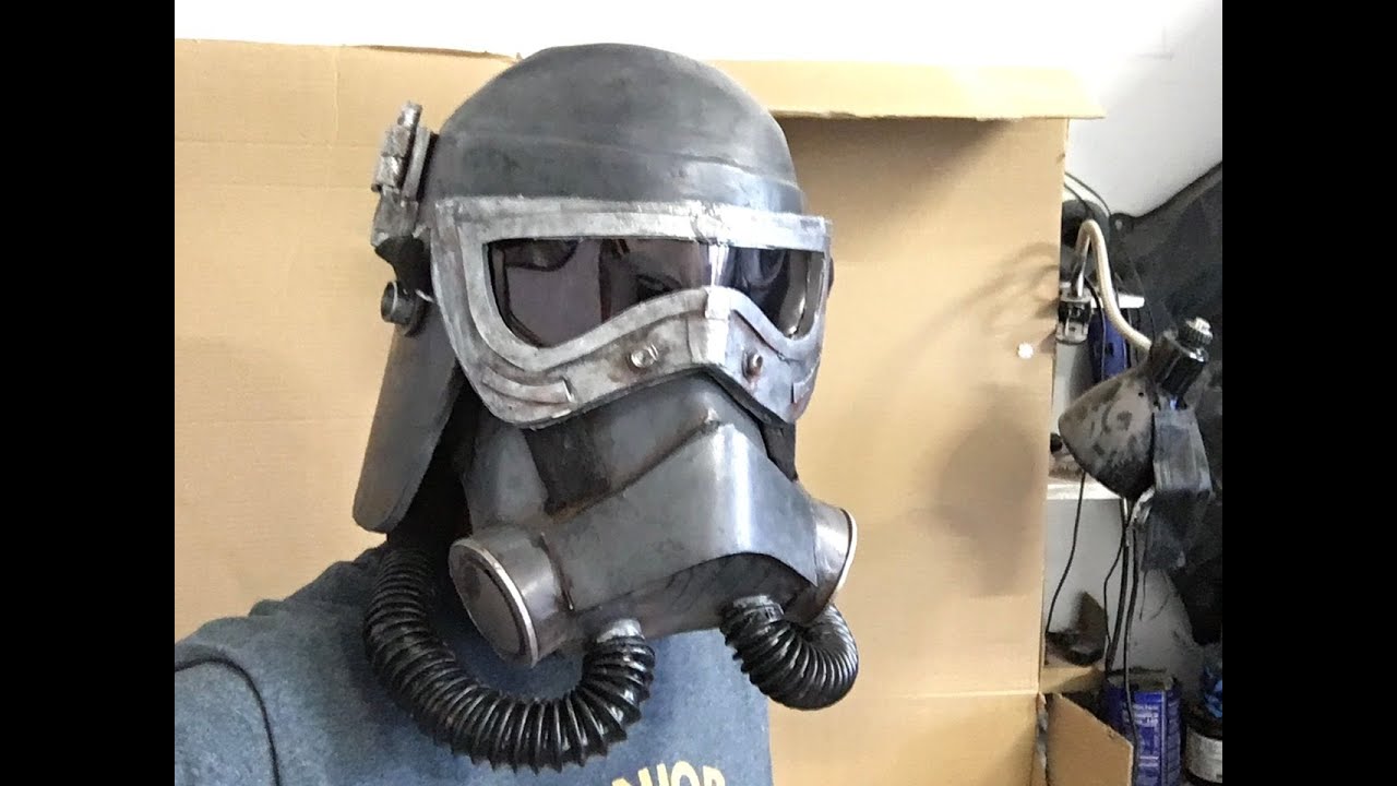 How to Make a Mud Trooper Helmet from Cardboard - YouTube