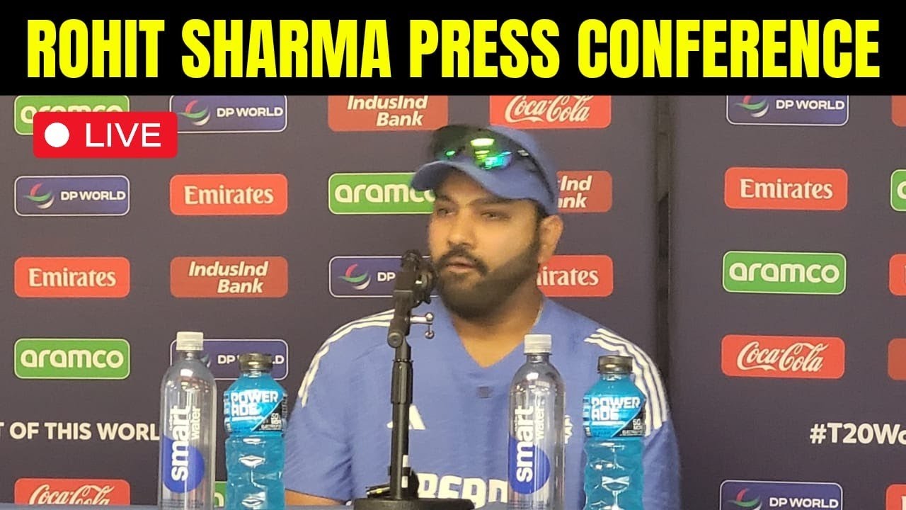 Rohit Sharma Press Conference LIVE | India vs Ireland | T20 World Cup ...