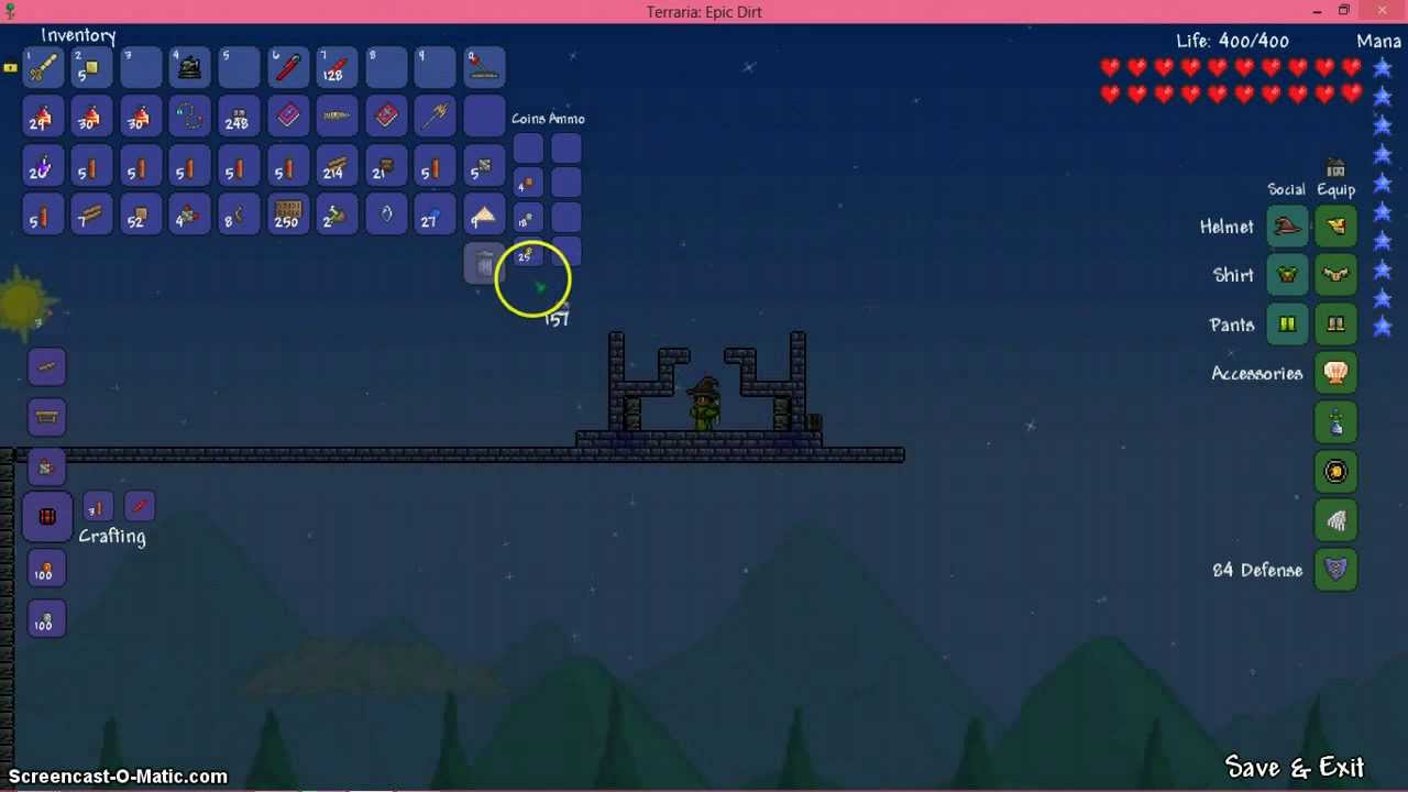 Terraria How to? ep2- Dart farm - YouTube