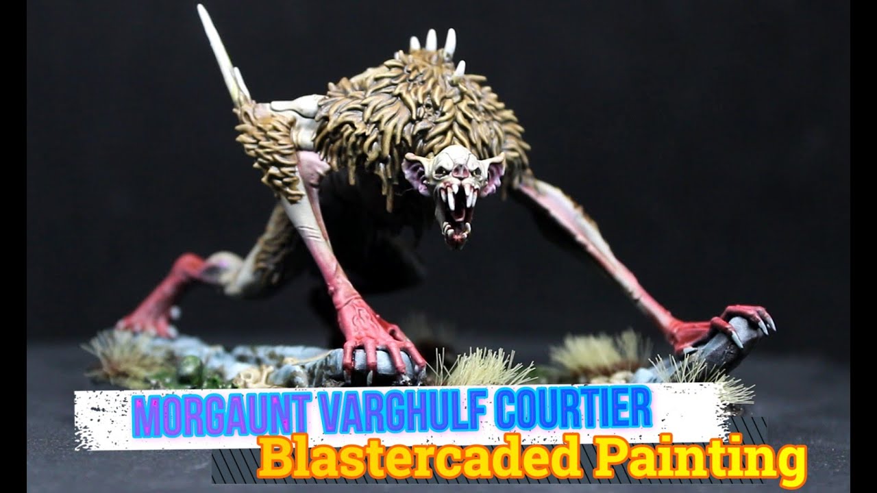 How to Paint Flesh-Eater Courts Morgaunt Varghulf Courtier - YouTube