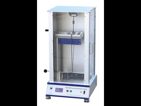 BGD 509 Pendulum Hardness Tester(Introduction) - YouTube
