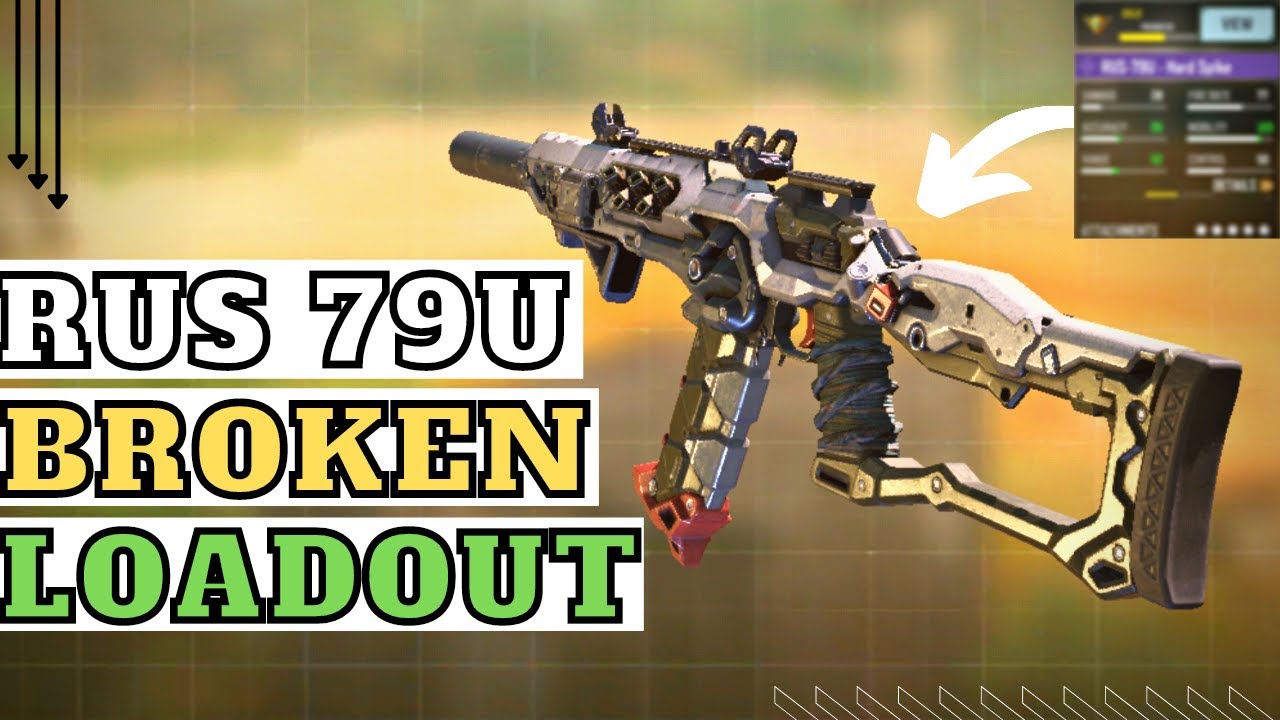 *NEW*Season 8 RUS-79U Gunsmith Loadout Give Zero Recoil | FAST ADS ...