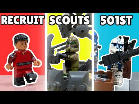 I Built 3 LEGO Star Wars Clone Bases