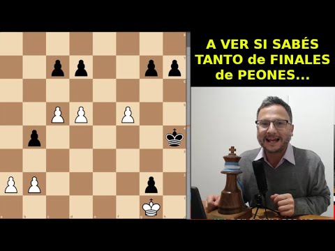 ¿SABRÍAS GANAR este FINAL de AJEDREZ con PEÓN de MENOS? - YouTube