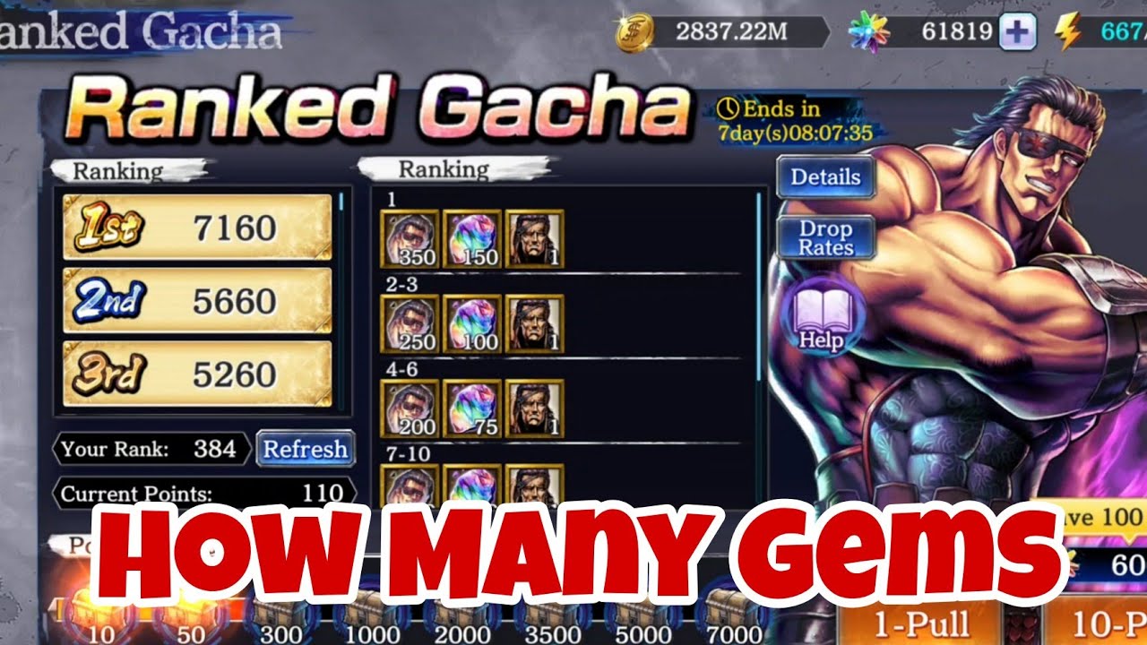 Fist of the North Star Legends Revive: How Many Gems For Essence Of The ...