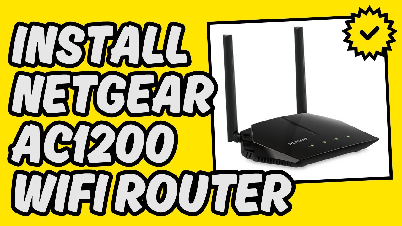 [Easy Guide] Install Netgear AC1200 WiFi Router - YouTube