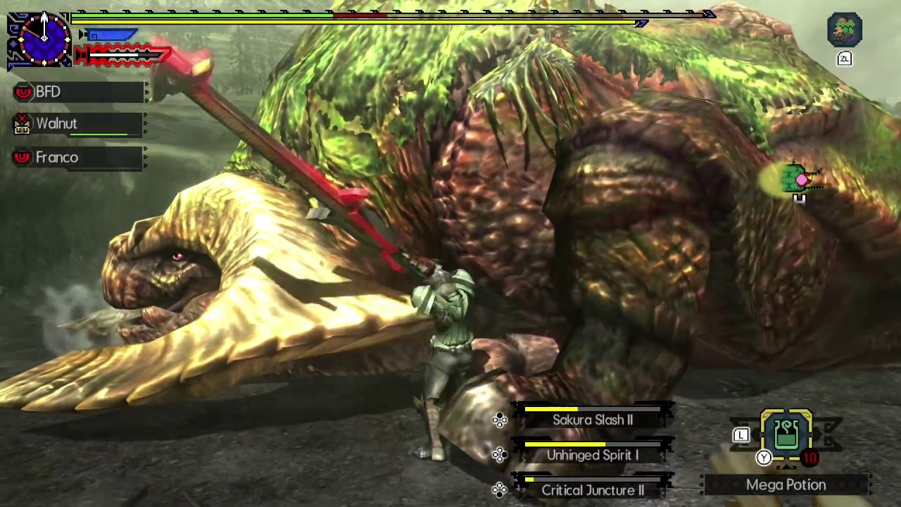 Monster Hunter Generations Ultimate Duramboros Boss Fight - YouTube
