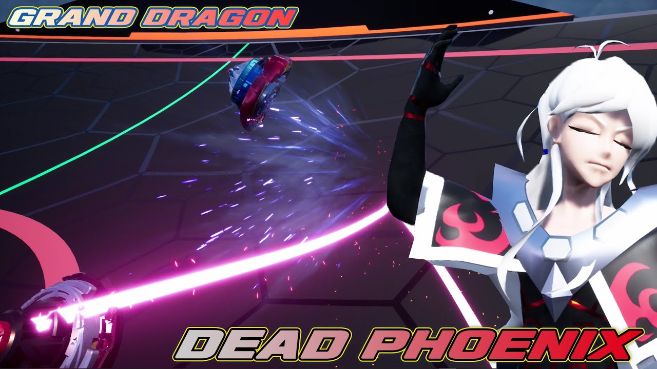 Beyblade Burst GT/ Dead Phoenix vs Grand Dragon / 데드피닉스 / 베이블레이드 버스트 진검 ...