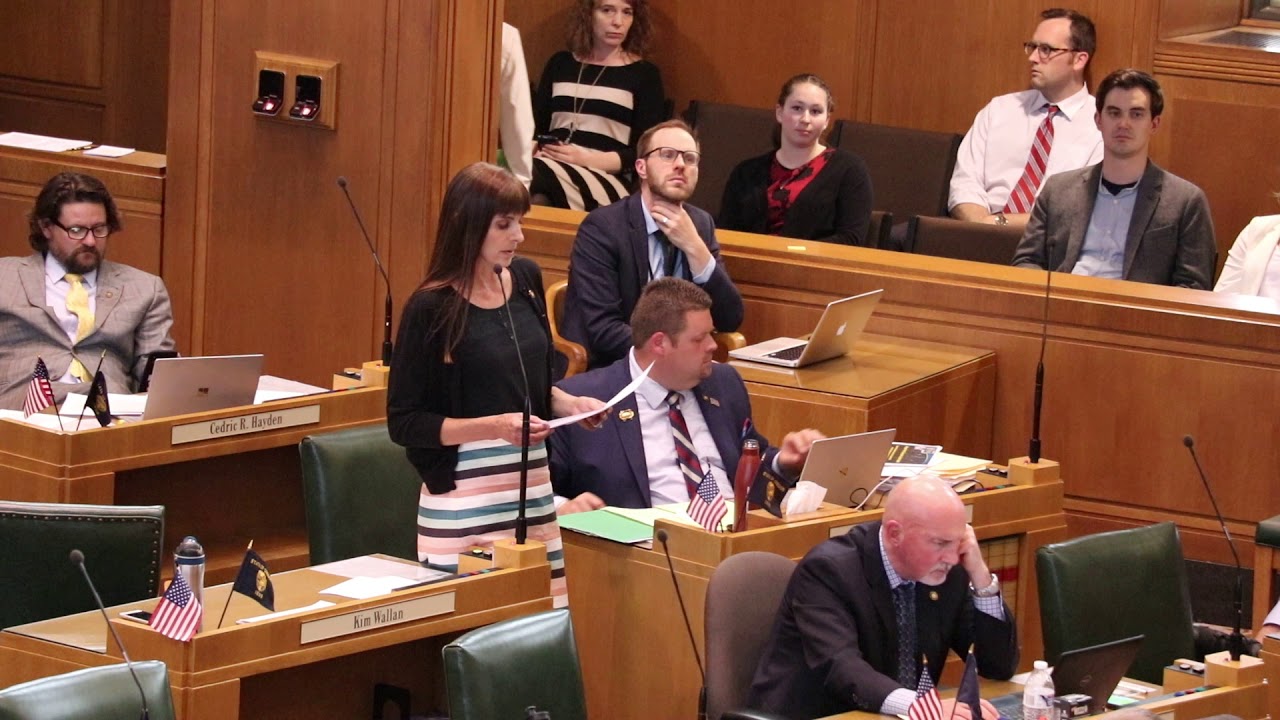 Rep. Kim Wallan urges 'no' vote on HB 2020 - YouTube