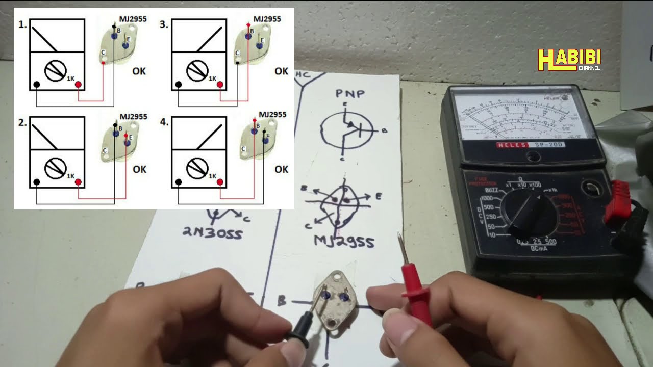 Cara mengecek Transistor Jengkolan sangat mudah - YouTube