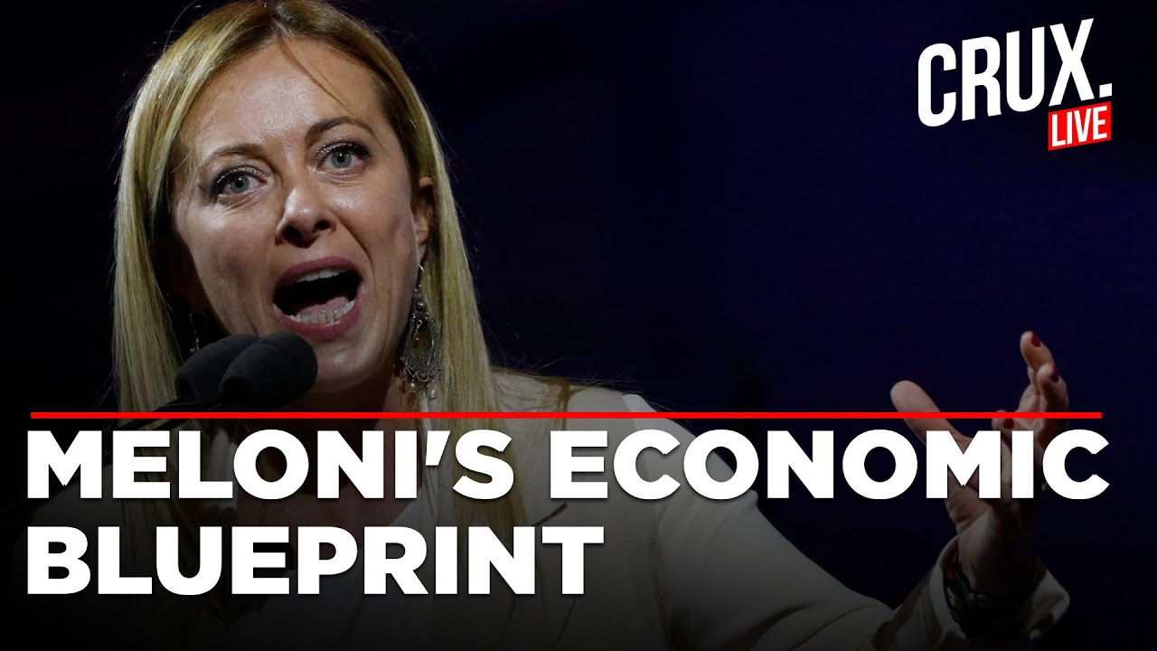 Italy PM Giorgia Meloni Speaks On Economic Outlook Amid War ...