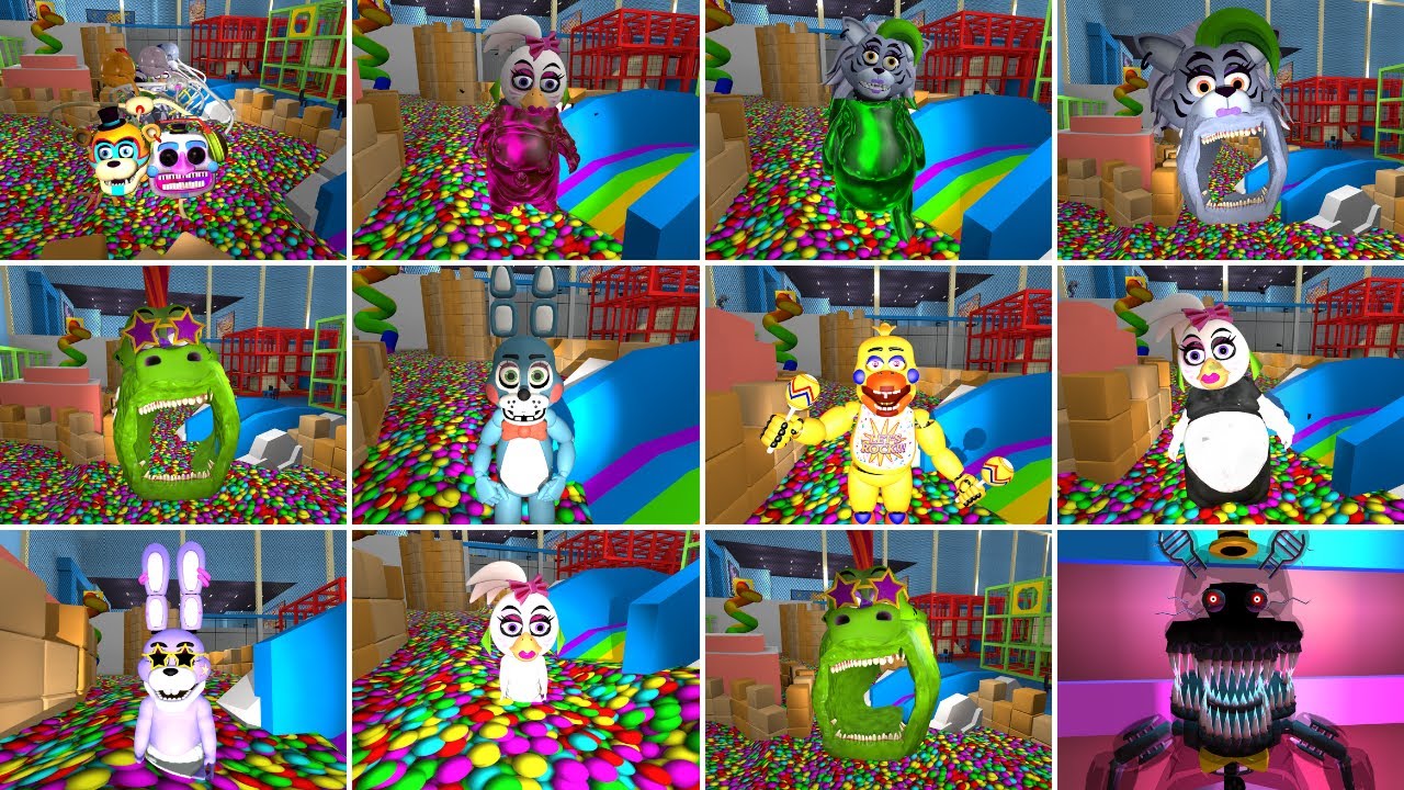 FNAF in Garry's Mod Gregory in Pizzaplex with the Fazer Blast ...