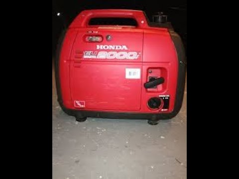 Back feeding with a generator - Honda EU2000i Generator - YouTube