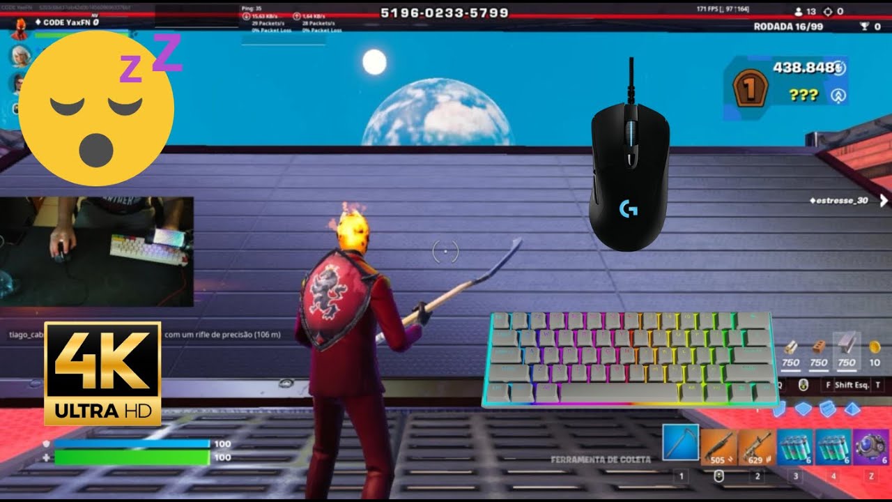 ASMR Chill 🤩 Map: ROCKET WARS 2 🚀 Satisfying Keyboard Anne Pro 2 ...