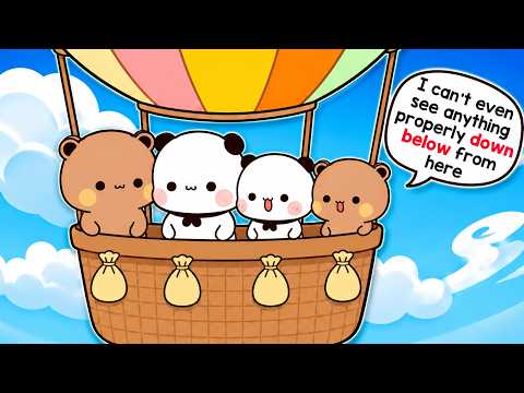 Mishi Misses the Adventure 😢 Daabu Couldn't Believe the View from the Sky! 😍🎈  #BDC1226