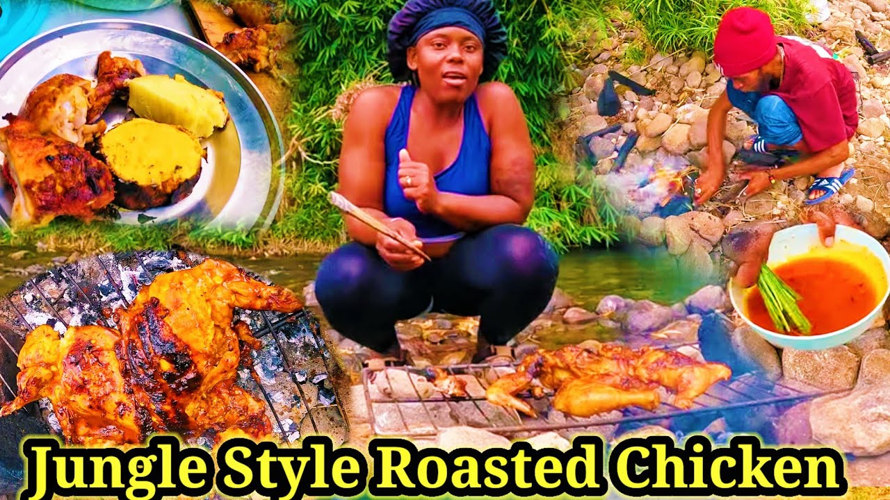 EPIC RIVER COOKOUT! Whole Chicken Roast + Daughters Catch CRAZY ...