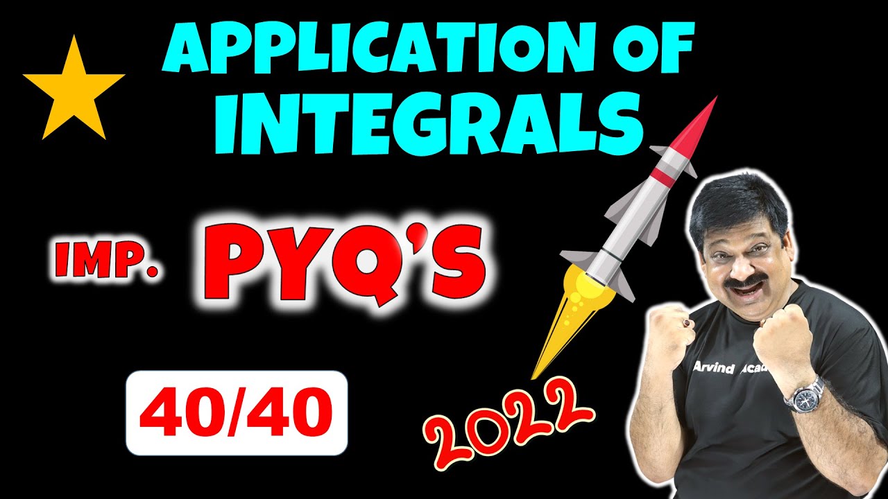 Application of Integrals PYQ's based on AOI Class 12 Maths CBSE Board ...