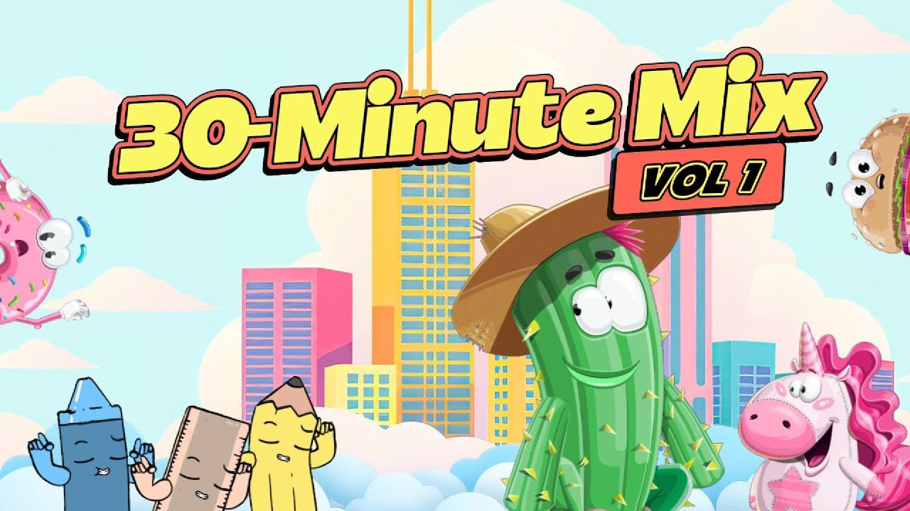 HOORAY 30-MINUTE MIX - VOL 1 | Song for kids | Hooray Studio - YouTube