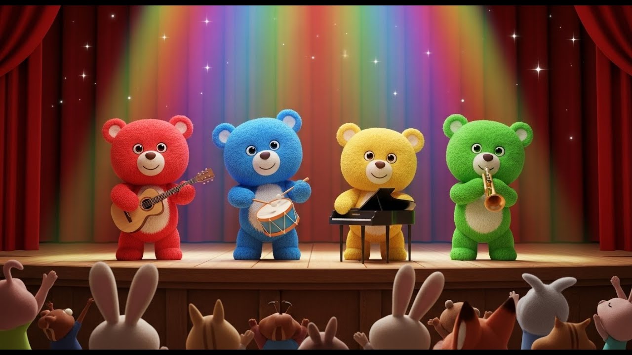The Color Show at Teddy’s Theater | Fun Nursery Rhyme for Kids - YouTube
