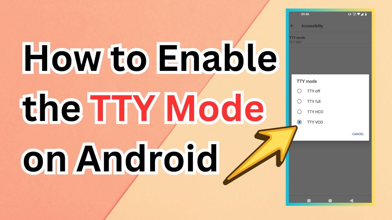 How to Enable the TTY Mode on Android - YouTube