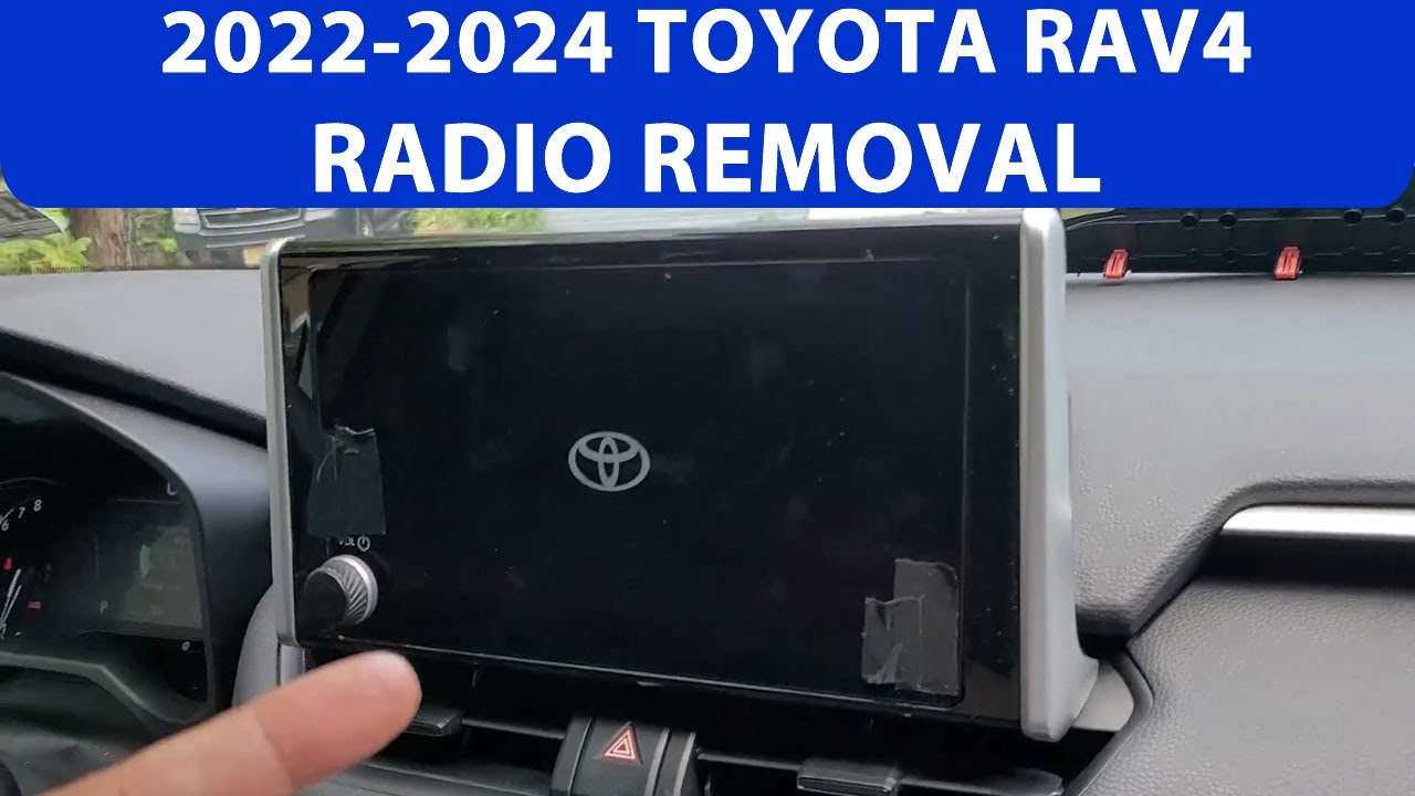 How To Remove 2022-2024 Toyota Rav4 Radio. - YouTube