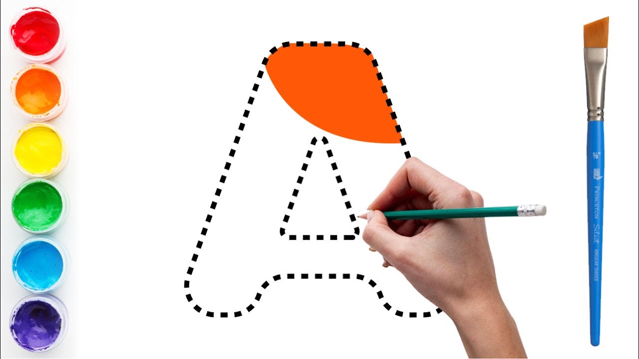 ABCD Alphabets.kids drawing and alphabets learning.counting numbers and ...