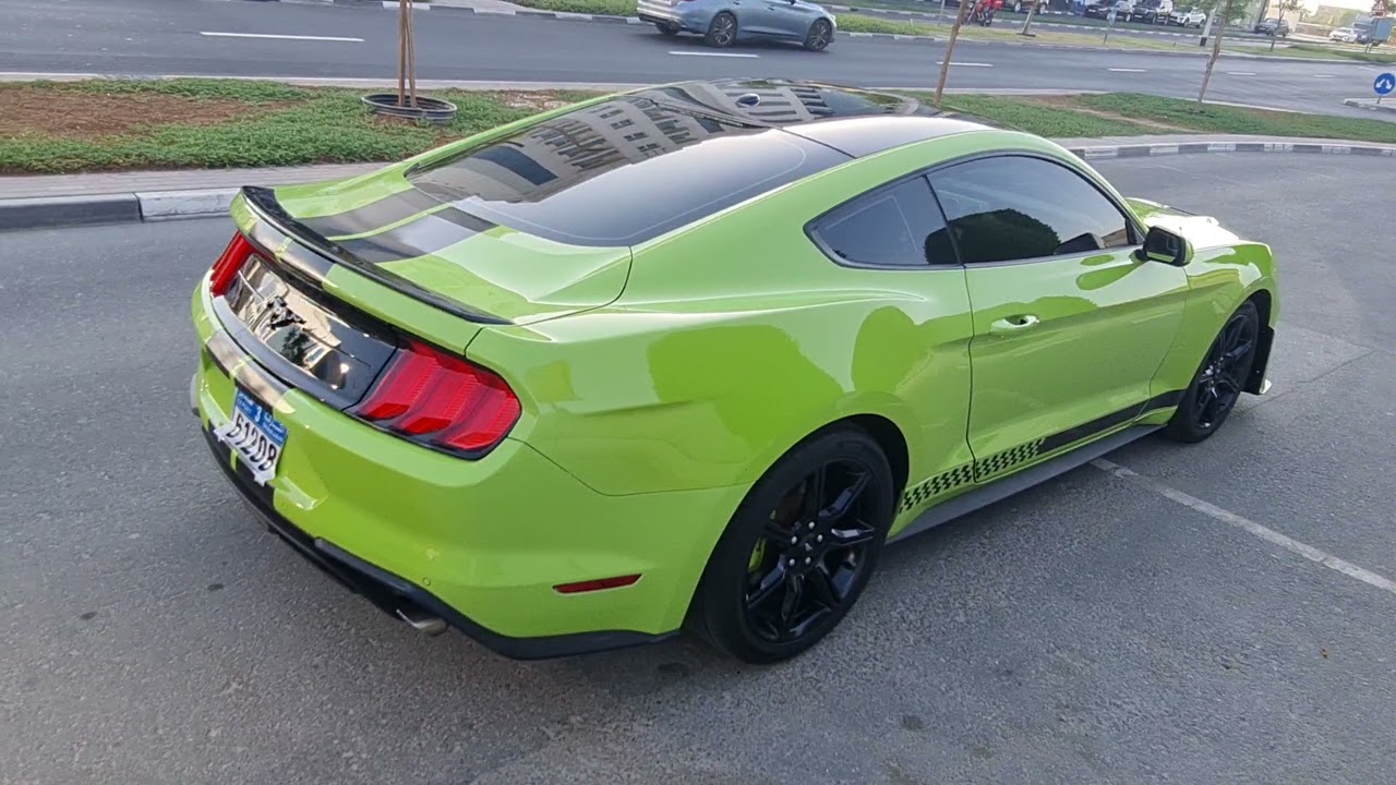 2020 GREEN MUSTANG ECOBOOST PREMIUM FOR SALE - YouTube