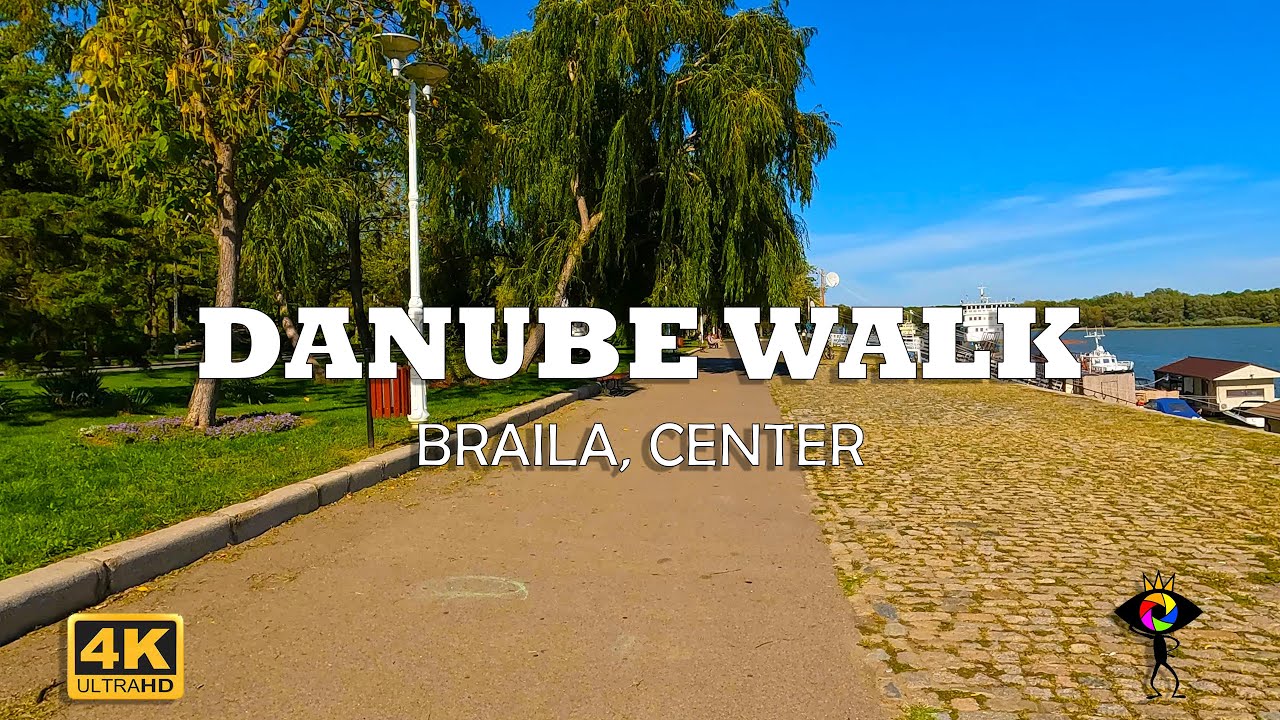 4k Walking Tour of the DANUBE | Braila, center | Port town | 🇷🇴 - YouTube