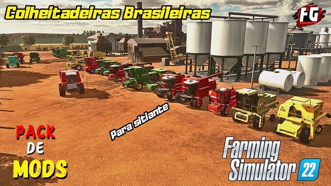 Pack com COLHEITADEIRAS Raiz para você ter no seu Sitio/Mods de ...