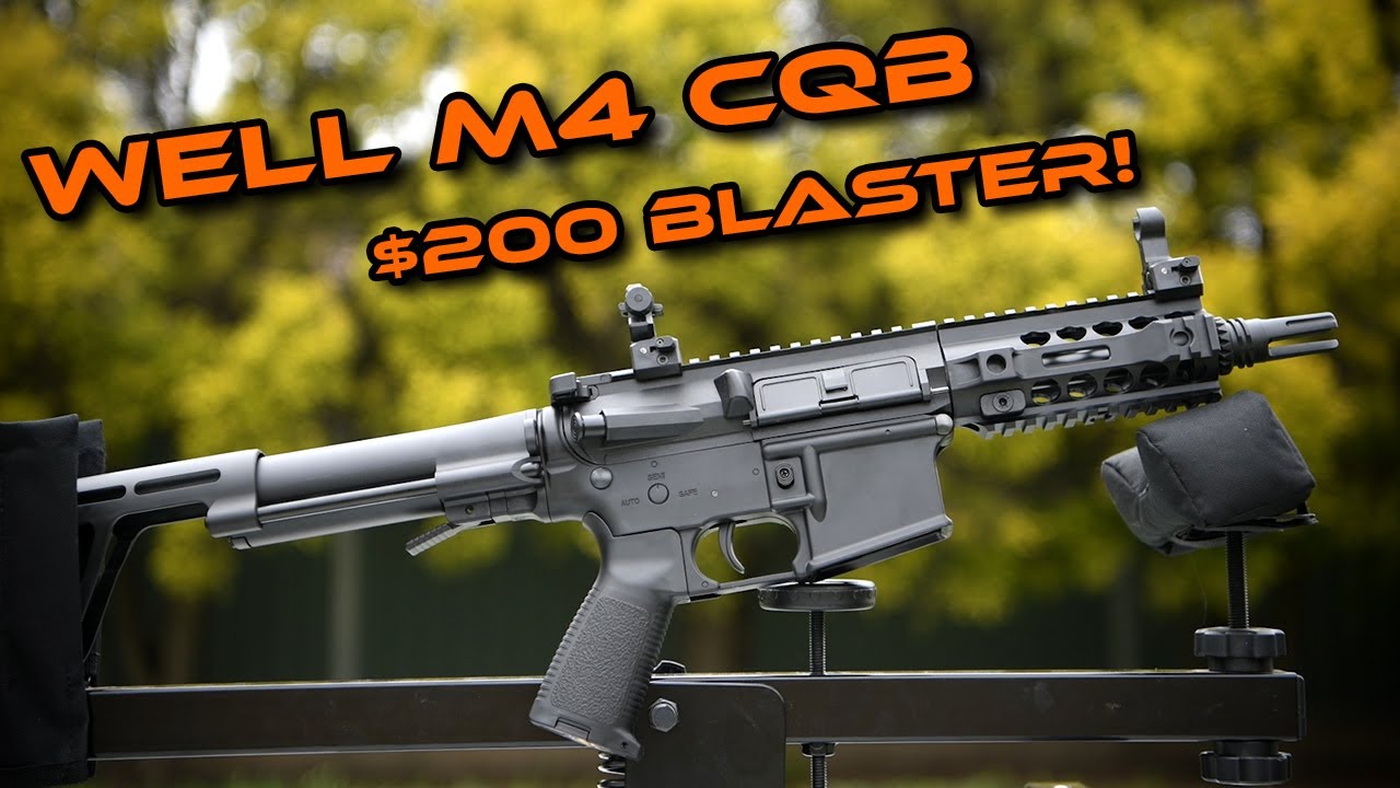 Well M4 CQB - $200 Gel Blaster (Filmed before ban) - YouTube