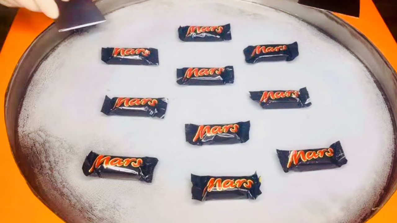 Mars Mini Cream Ice Rolls - ASMR Experience for an Out-of-This-World ...