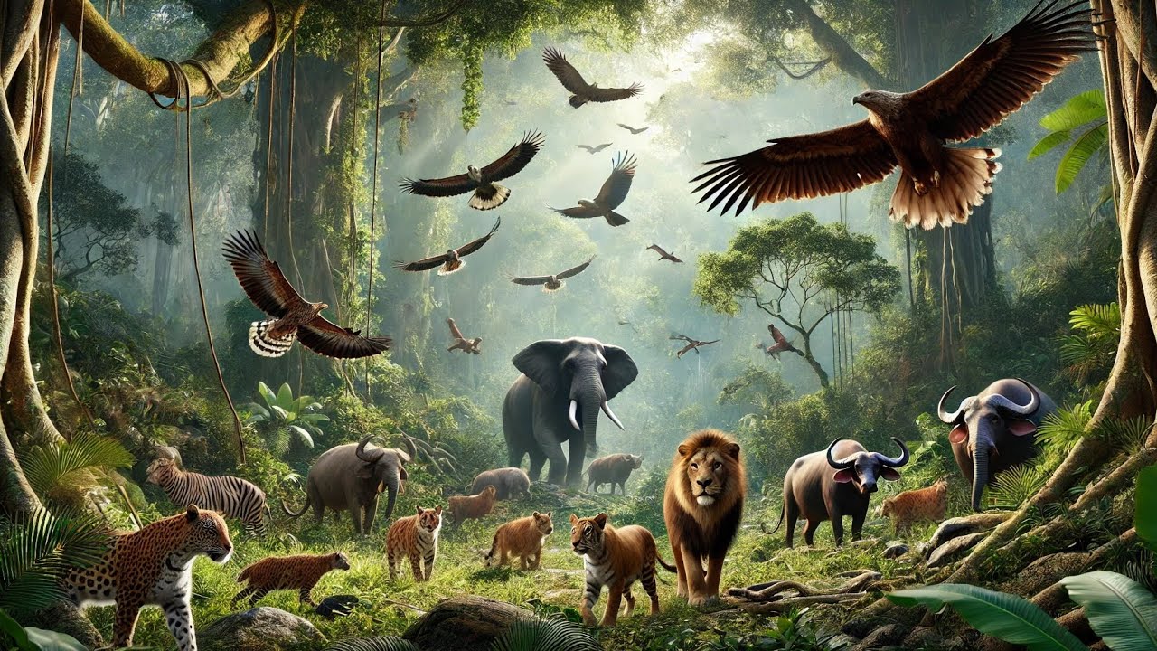 Wildlife Wonders: A World Where Animals and Birds Thrive Relaxing Music ...