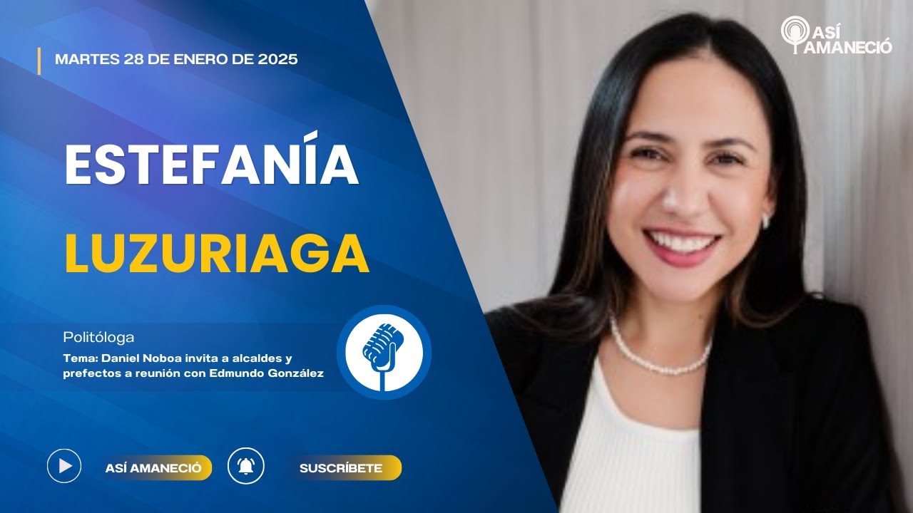 Dra. Estefanía Luzuriaga - Politóloga - YouTube