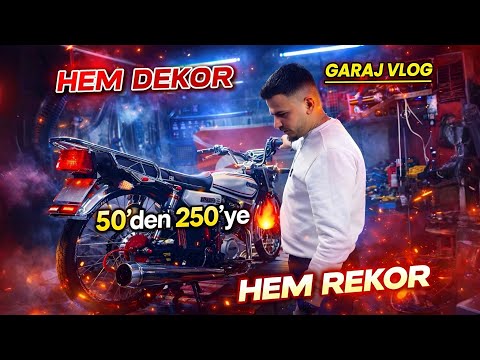 50’lik Motoru 250’lik Canavara Dönüştürdük! 🚀