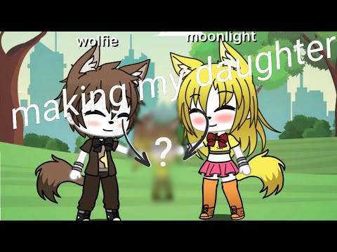 Making my daughter in gacha life - YouTube