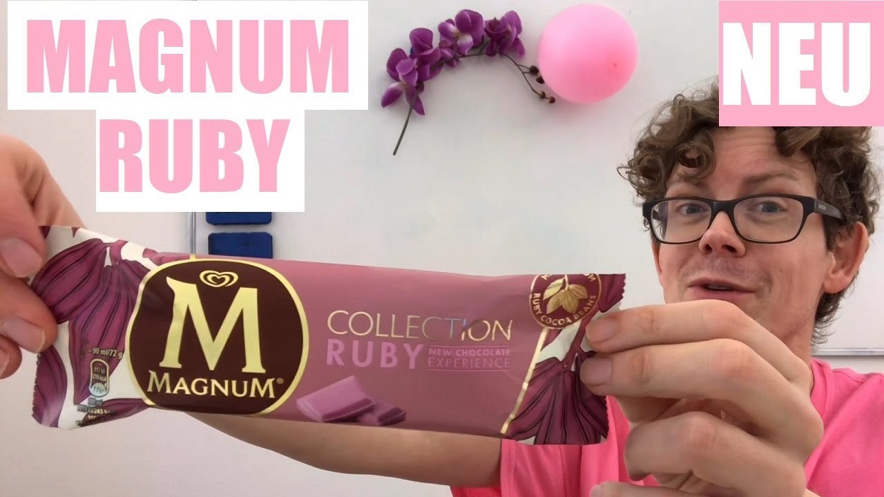 Magnum Ruby im Test: Wie es schmeckt & wann man das rosa Eis kaufen ...