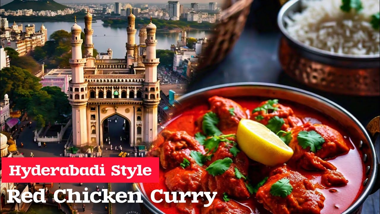 Hyderabadi Wedding Style Red Chicken Gravy | Caterers Recipe | Red ...