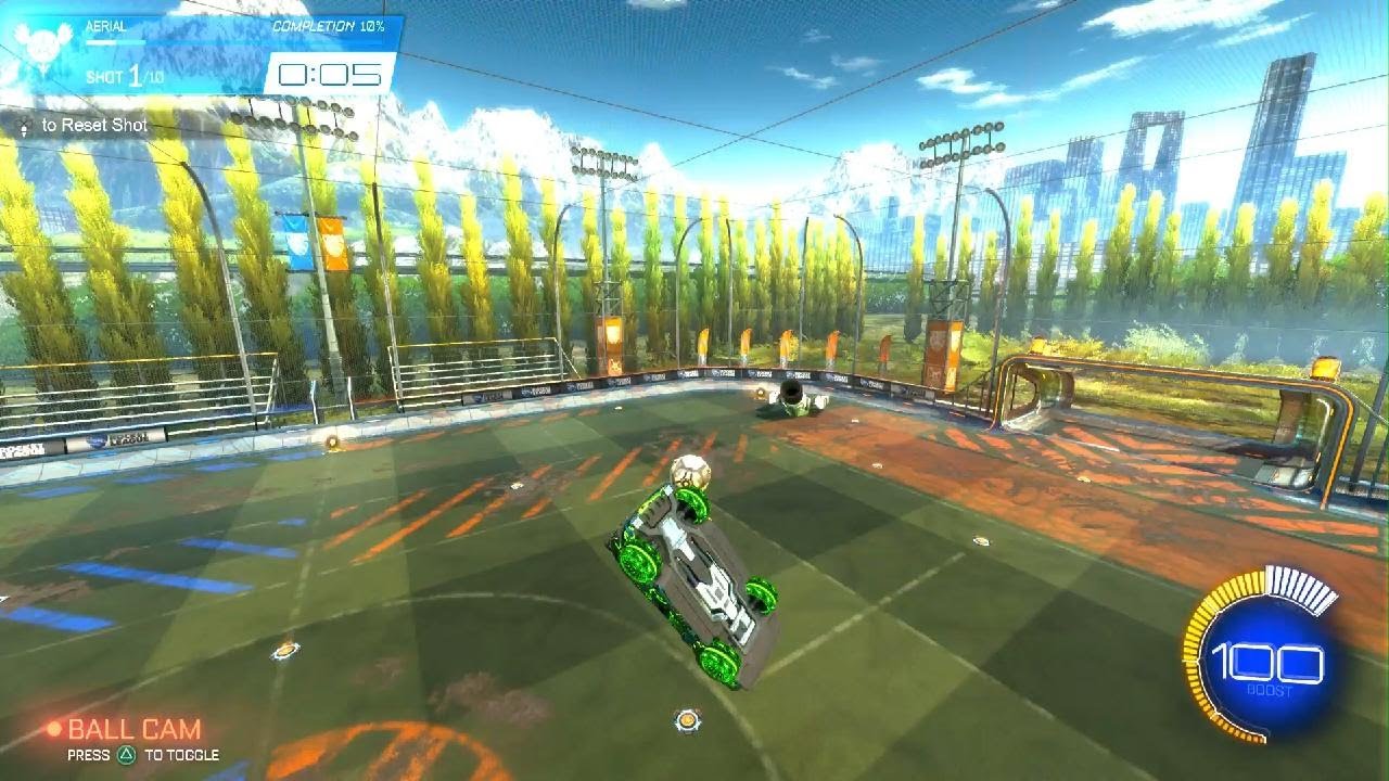 Rocket League Aerial Practice - YouTube
