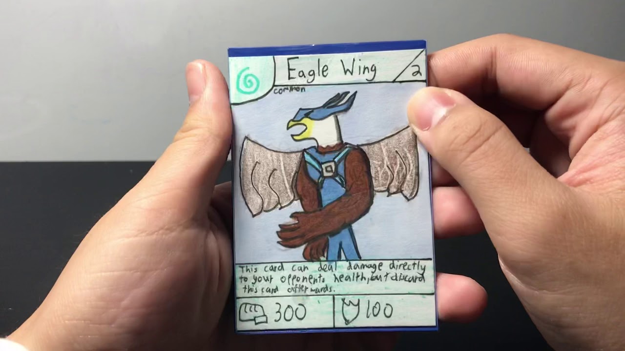 Homemade tcg: Air Types (Dimension Battles) - YouTube